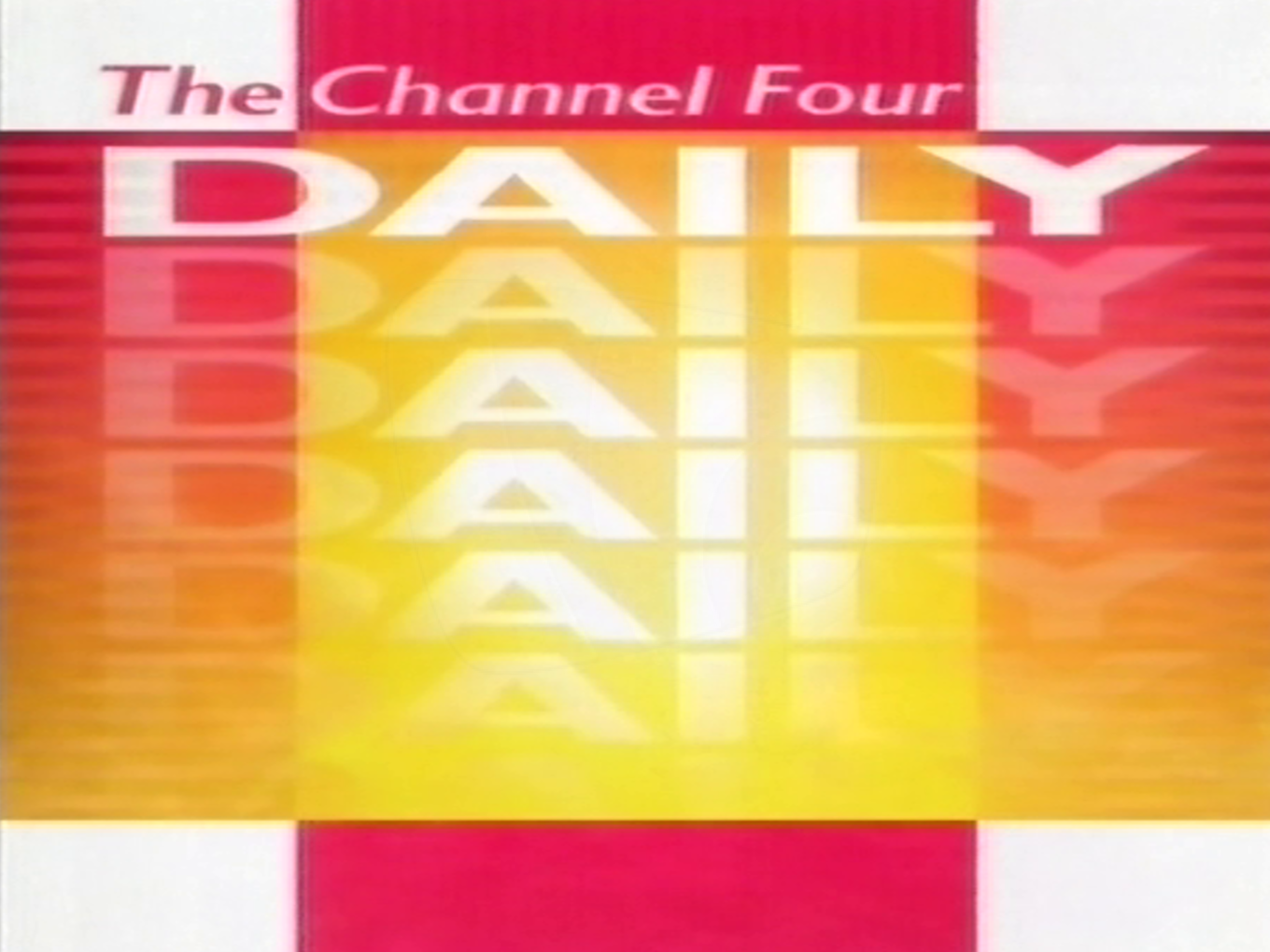 The Channel Four Daily (edits): first edition (3rd April 1989) - Rewind