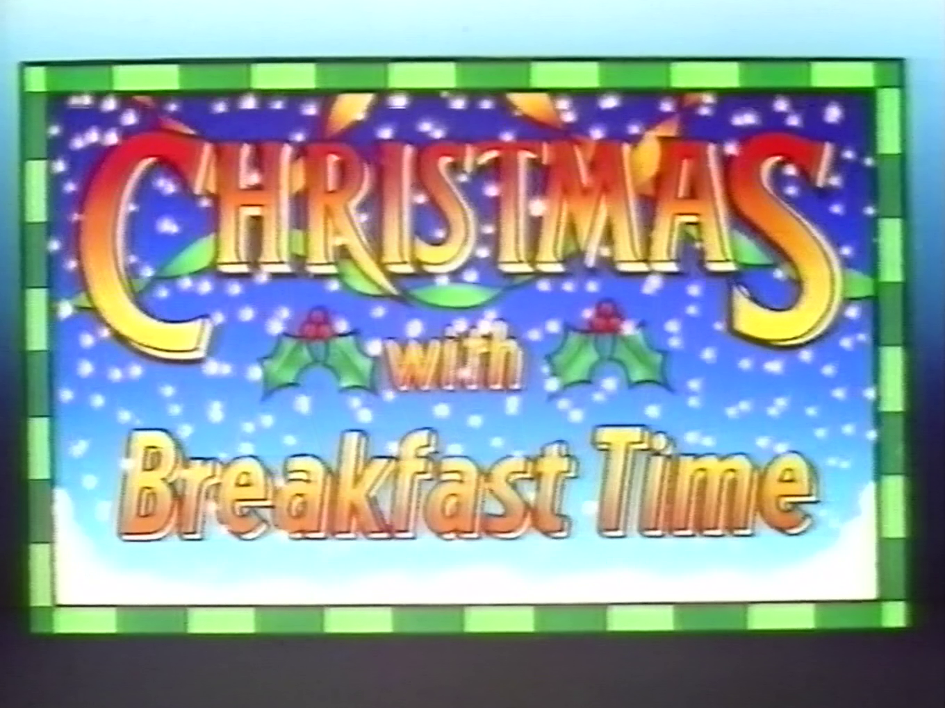 BBC One start-up followed by BBC Breakfast Time opening titles (20th ...