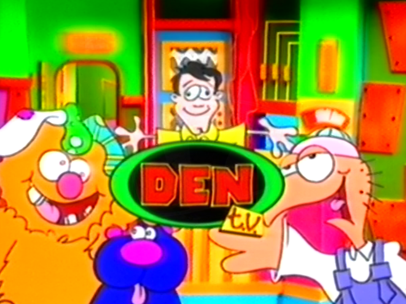 RTÉ Network 2 continuity followed by The Den (partial) (1994) - Rewind