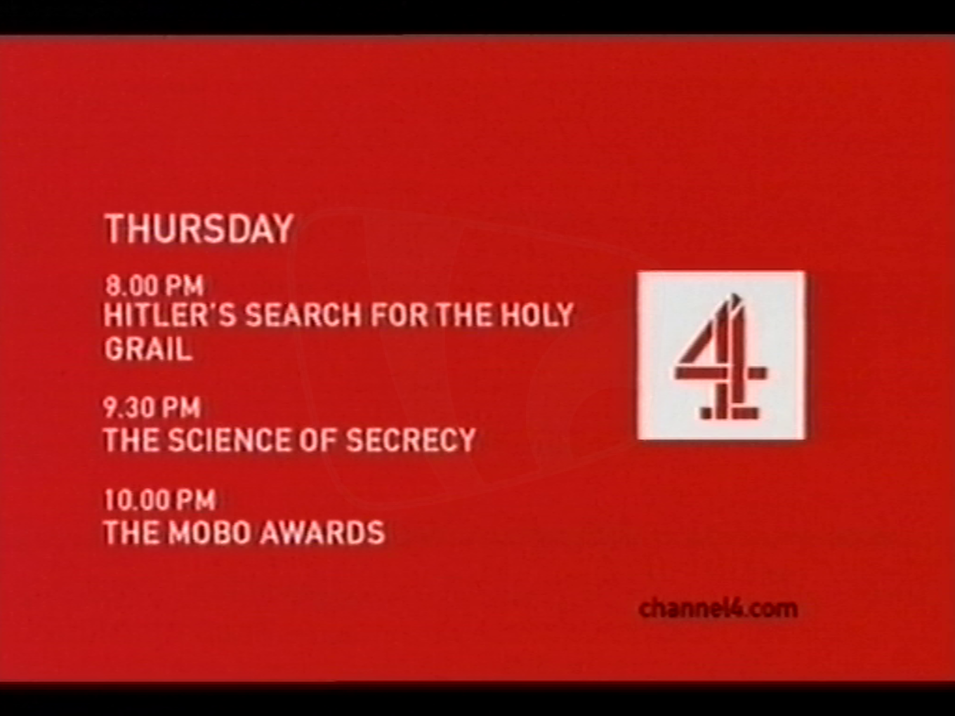Countdown closing and Channel 4 continuity including Interlude and ...