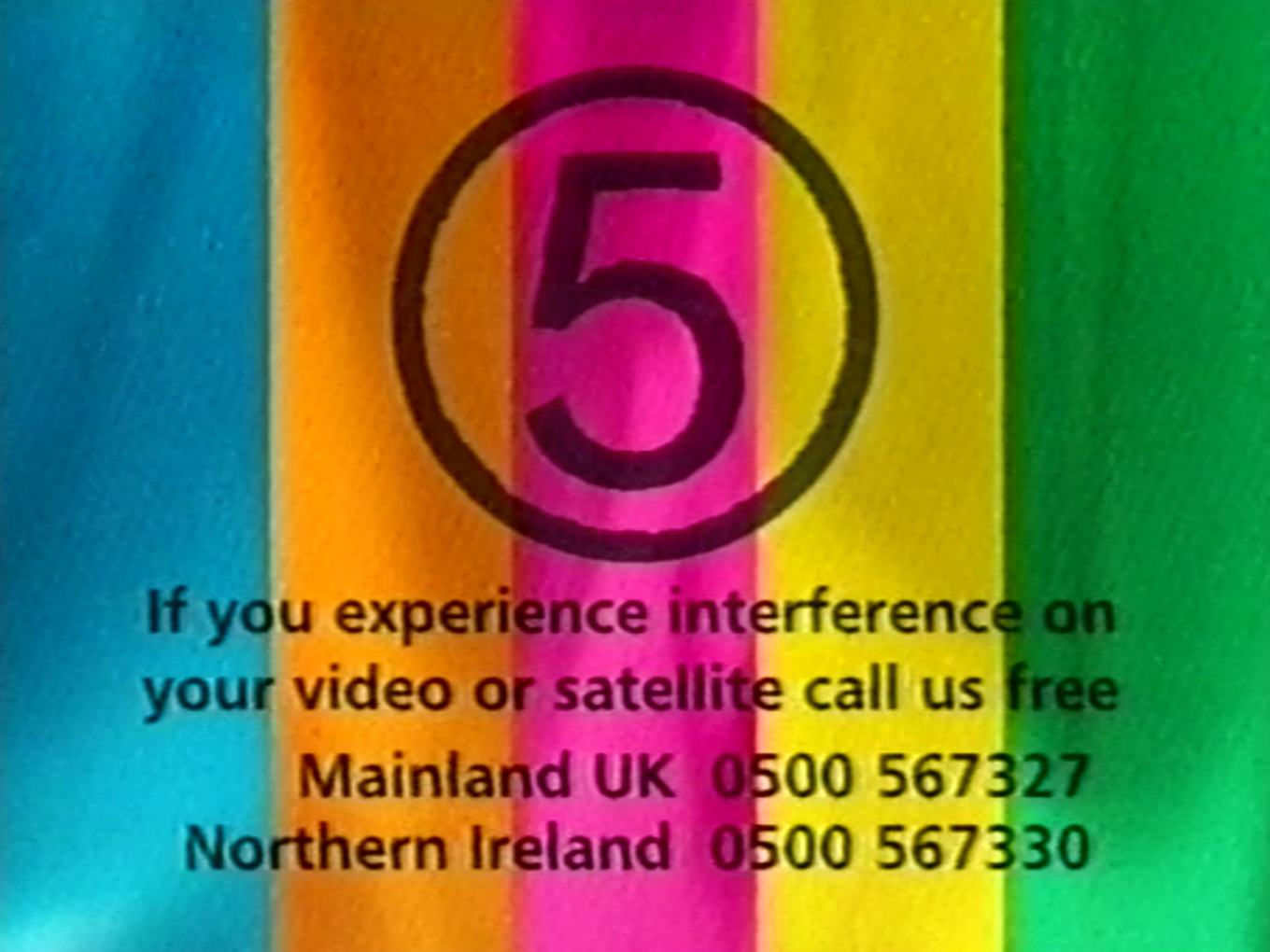 Channel 5 test transmission and pre-launch programme promotions (30th ...