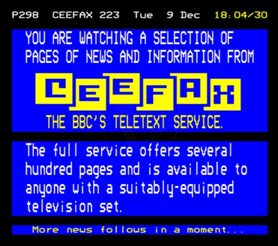 Teletext recoveries - Rewind