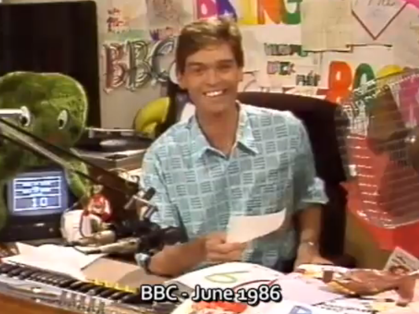 The junction where the CBBC presenter was the BBC One announcer - Rewind