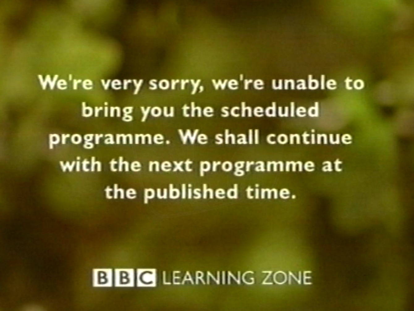 BBC Two/BBC Learning Zone continuity (2nd July 2001) - Rewind