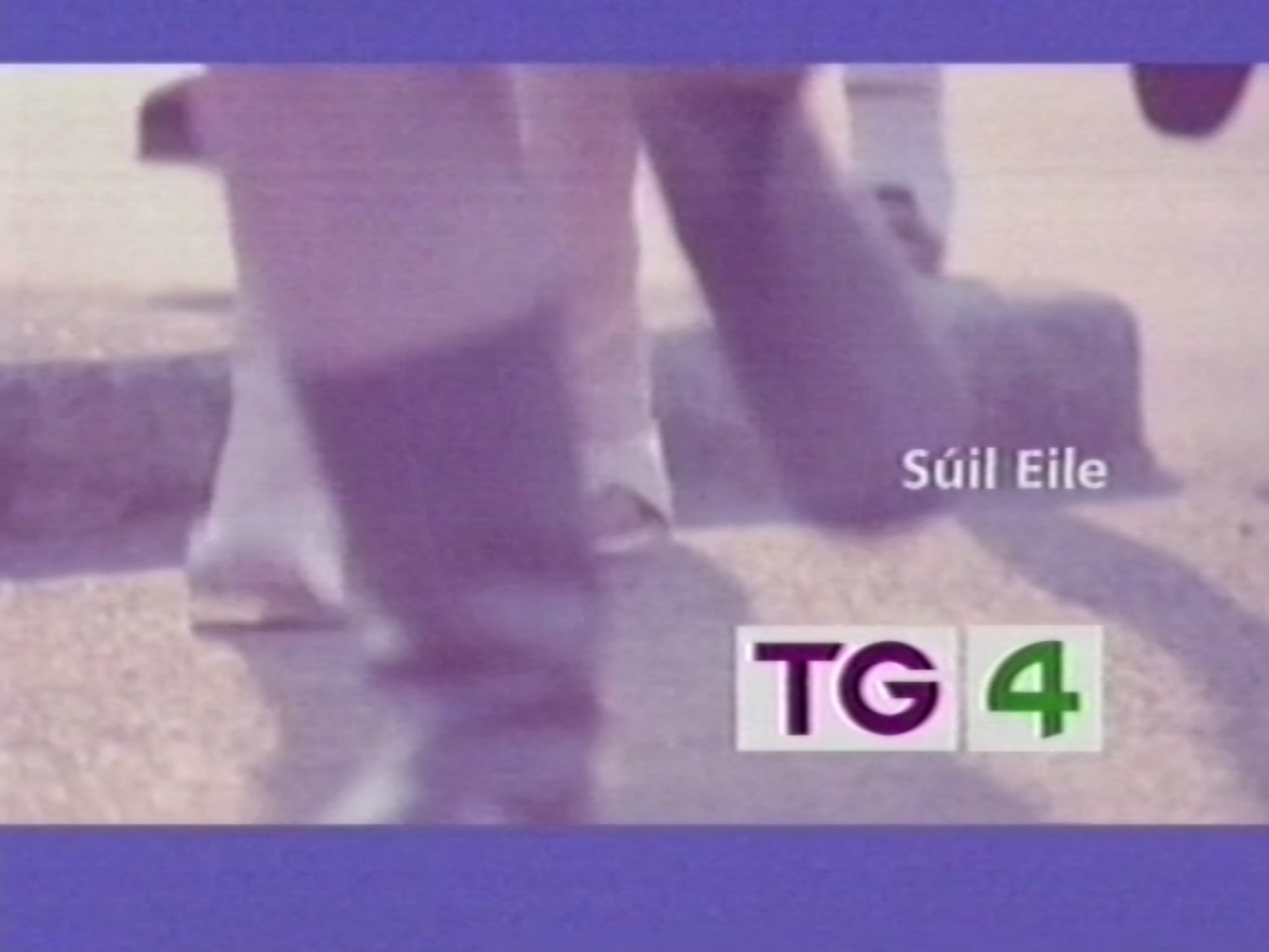 Nuacht TG 4 closing, An Aimsir Láithreach, TG 4 continuity including ...