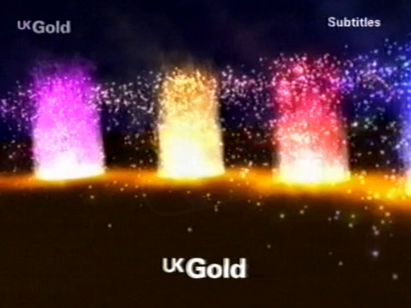 UK Gold continuity including programme promotion for One Foot in the ...