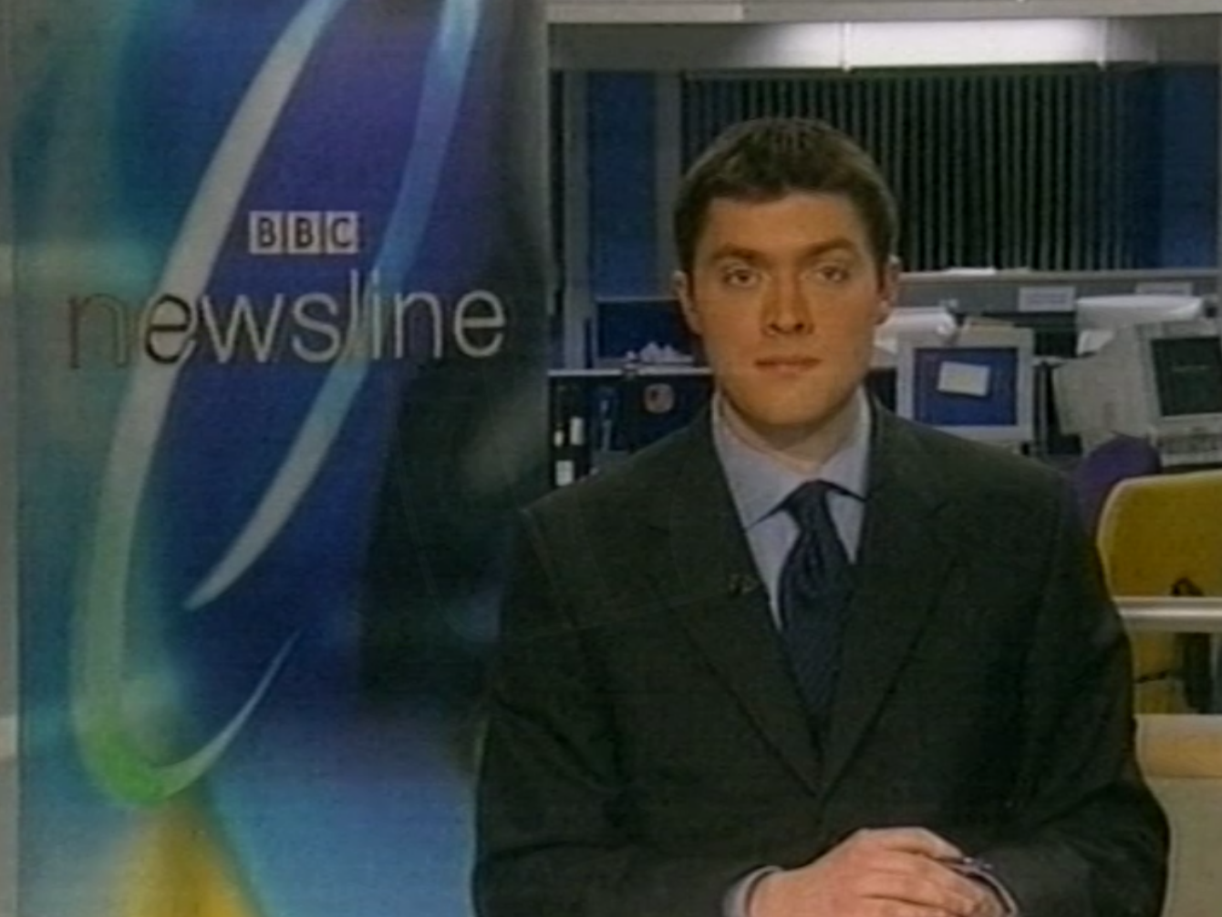 BBC Newsline, BBC Weather and BBC One Northern Ireland continuity including programme promotion ...