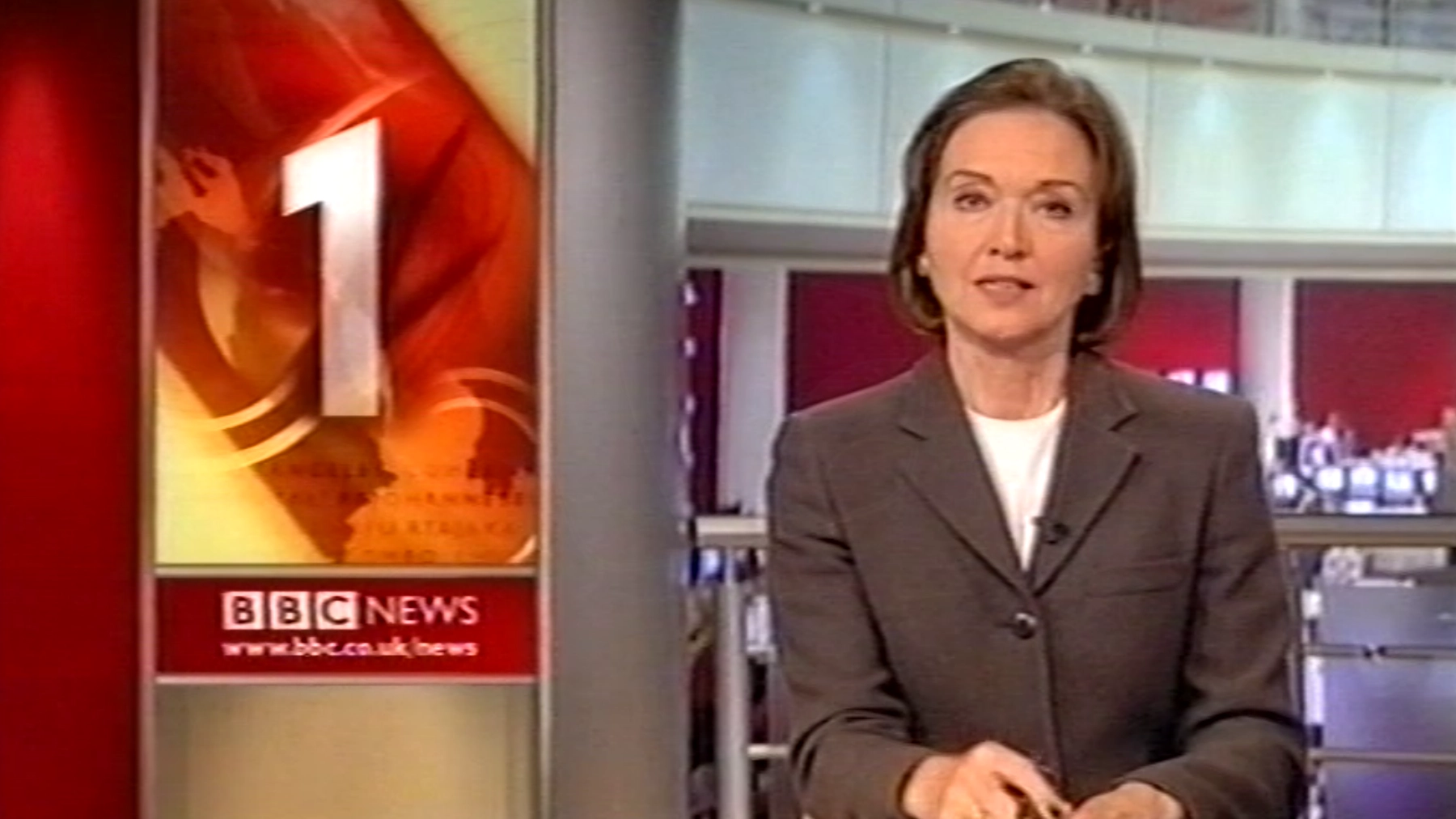 BBC One Northern Ireland continuity followed by BBC News at One opening ...