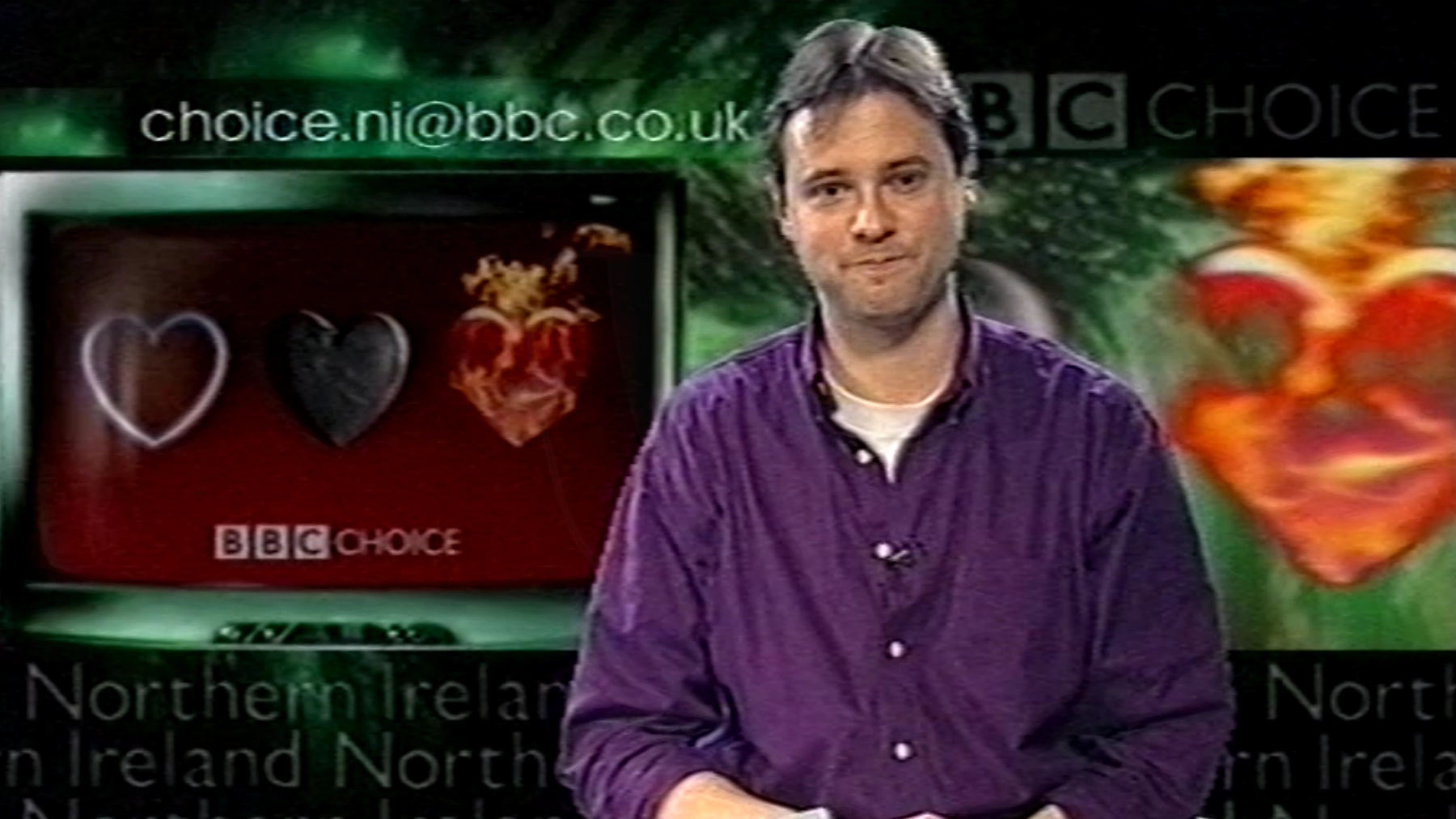 Straight Talking close and BBC Choice Northern Ireland continuity ...