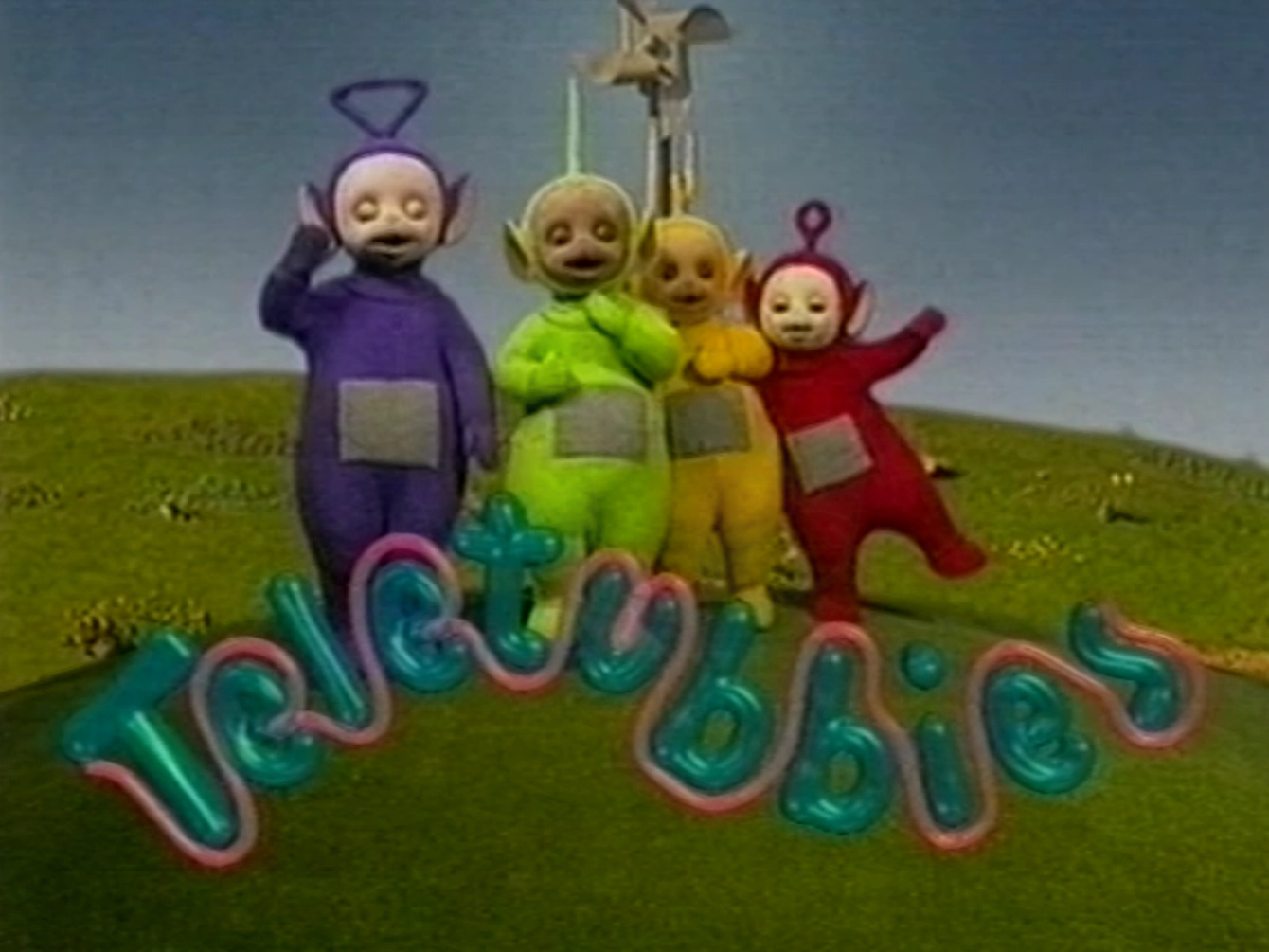 CBBC One continuity followed by Teletubbies opening (9th April 2000 ...