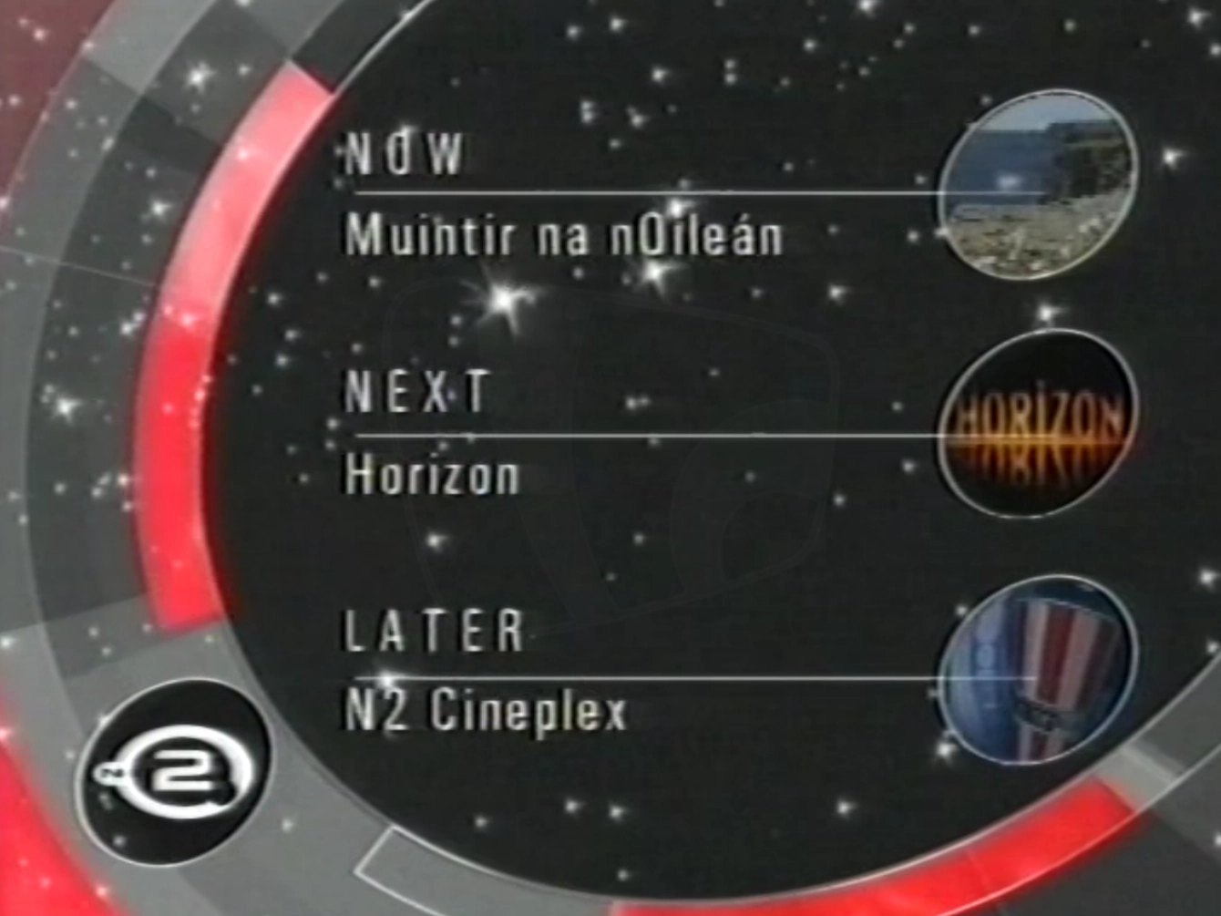 RTÉ Network 2 continuity followed by Muintir na nOileán opening ...